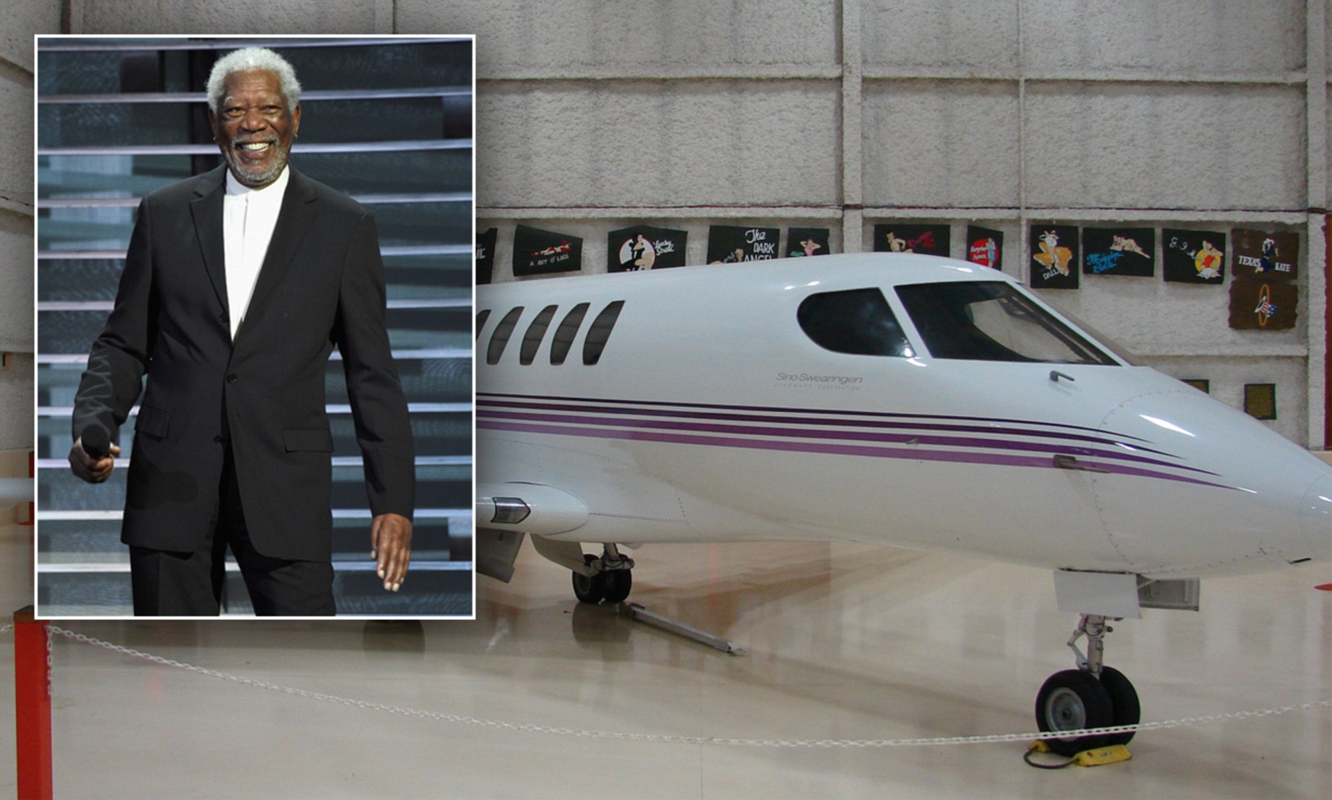 Morgan Freeman Made an Emergency Landing With His Private Jet – Private ...