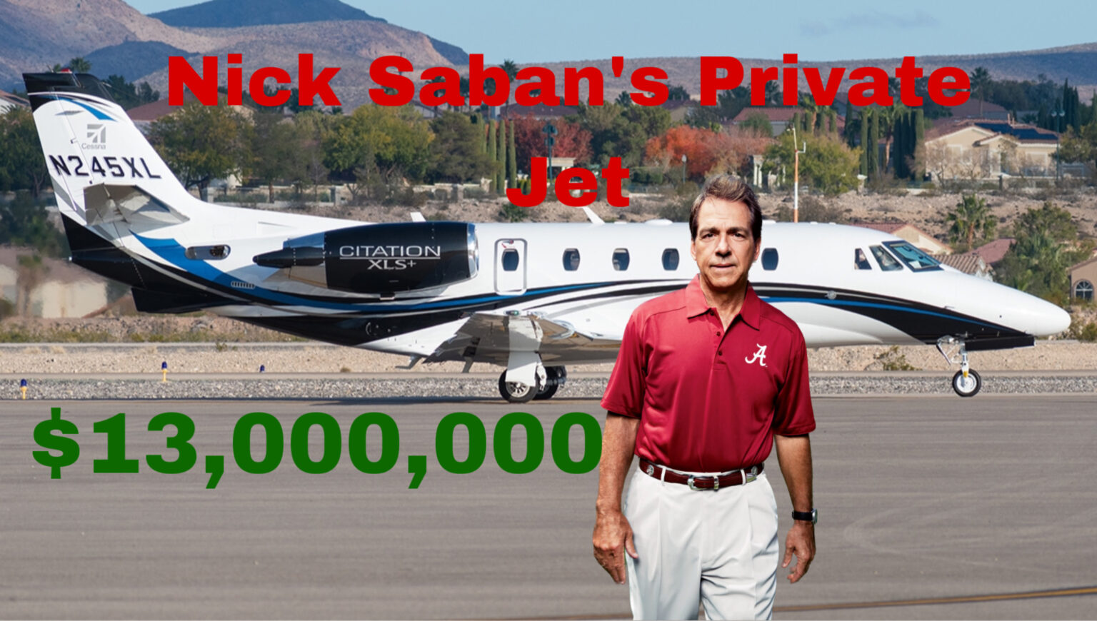 Nick Saban’s Private Jet – Private Jet Clubs
