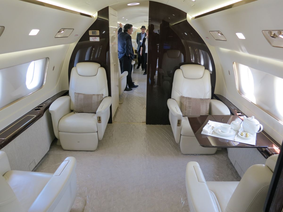 High-Flying Luxury: A Peek into the Custom Interiors of A-List ...